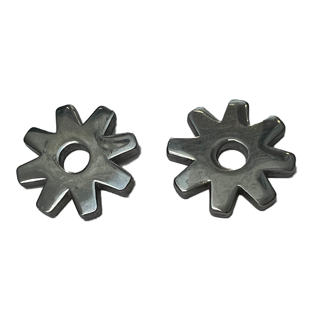 Spur Rowel 8 Point Polished 3.5mm Thick Pair – Marsh Carney Saddlery