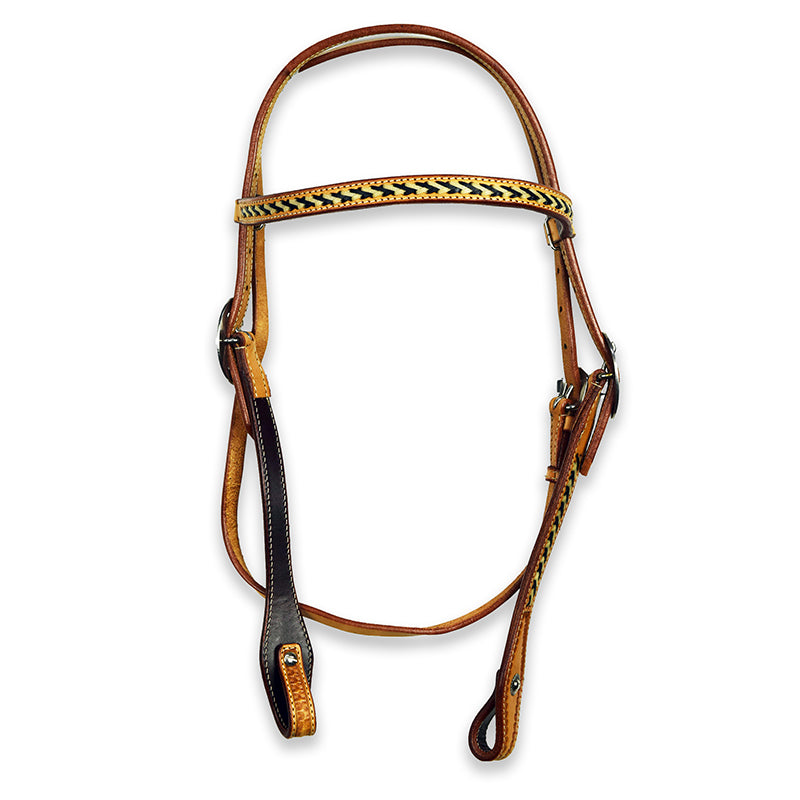 Ezy Ride Bridle with Black and Natural Lacing – Marsh Carney Saddlery